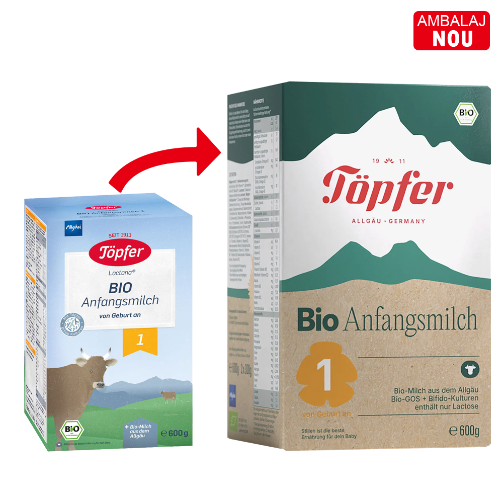 Formula de lapte praf Topfer 1 Bio de la nastere 600 g - Elaptepraf.ro